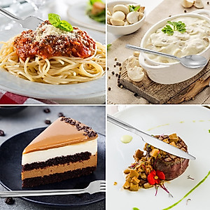 Silverware Set 20-Piece Stainless Steel Flatware Cutlery Set Service for 4, Tableware Utensils Set Includes Knife/Spoon/Fork for Kitchen Home Restaurant Gift, Mirror Polished, Dishwasher Safe Silver