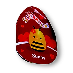 Squishmallows Official Kellytoy Perfect Pair 8 Inch Sunny Bee and Walsh Rose Plush - 2023 Valentine’S Squad Set of 2 Stuffed Animal Toy