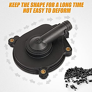 RANSOTO PVC Vent Valve Crankcase breather Oil Separator Cover and Camshaft Expansion Plug Kit Compatible with Mercedes ML350 C230 C300 E350 C350 SLK300 ML450 Replace 2720100631 0009985690 0009986590