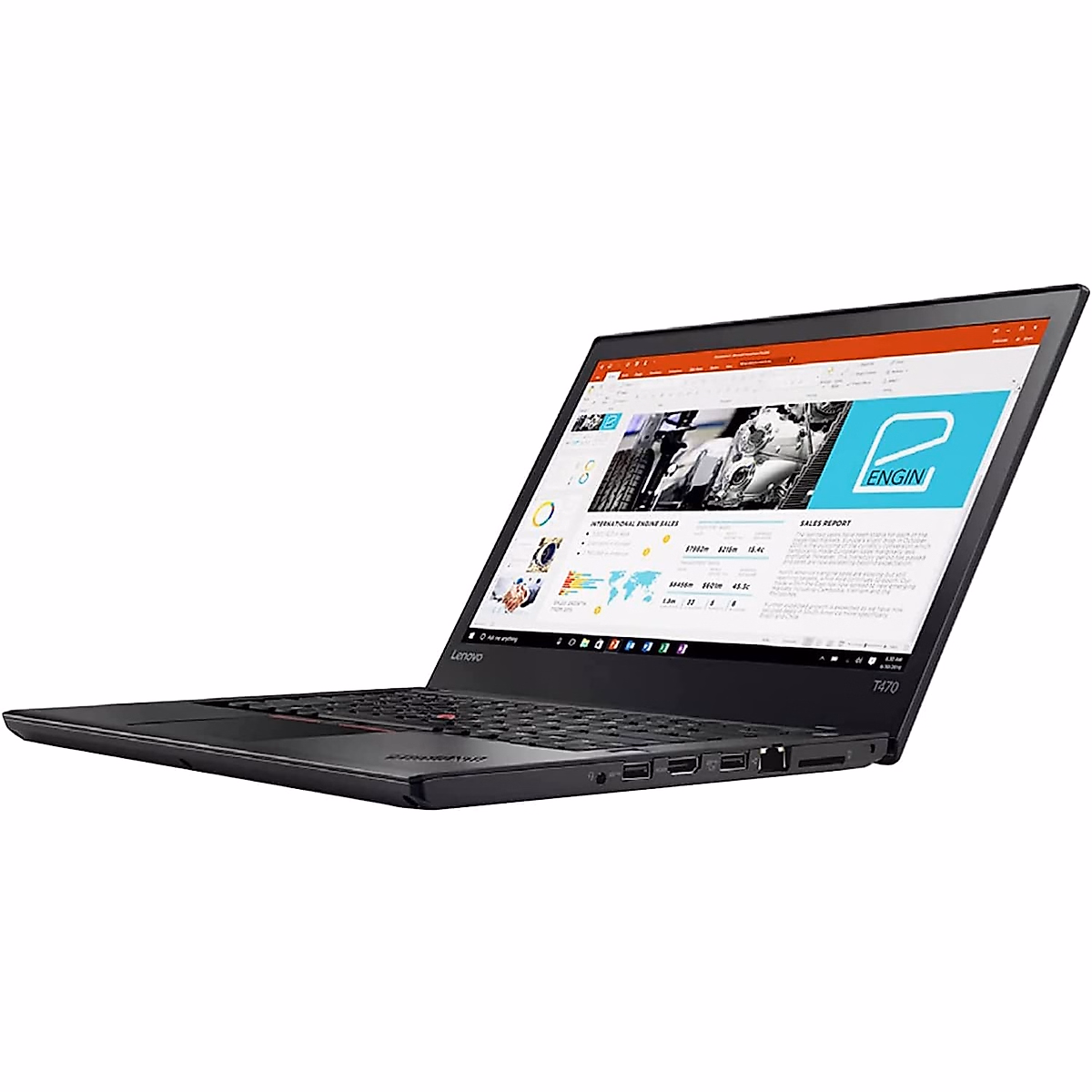 Lenovo ThinkPad T470 14.0 Inch Business Laptop, Intel Core i5-6300U up to 3.0 GHz, 16G DDR4, 1T SSD, HDMI, Thunderbolt 3, USB 3.0, Windows 10 Pro 64 Bit-Supports English/Spanish/French (Renewed)