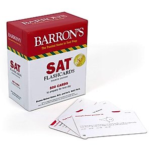 SAT Flashcards: 500 Cards to Prepare for Test Day (Barron's SAT Prep)