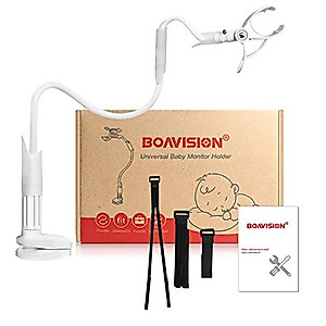 BOAVISION Baby Monitor, Baby Camera Mount,Universal Holder and Shelf,360 Flexible Adjustable Stand,Compatible with Most Nanny Camera,Infant Camera,WiFi IP Camera
