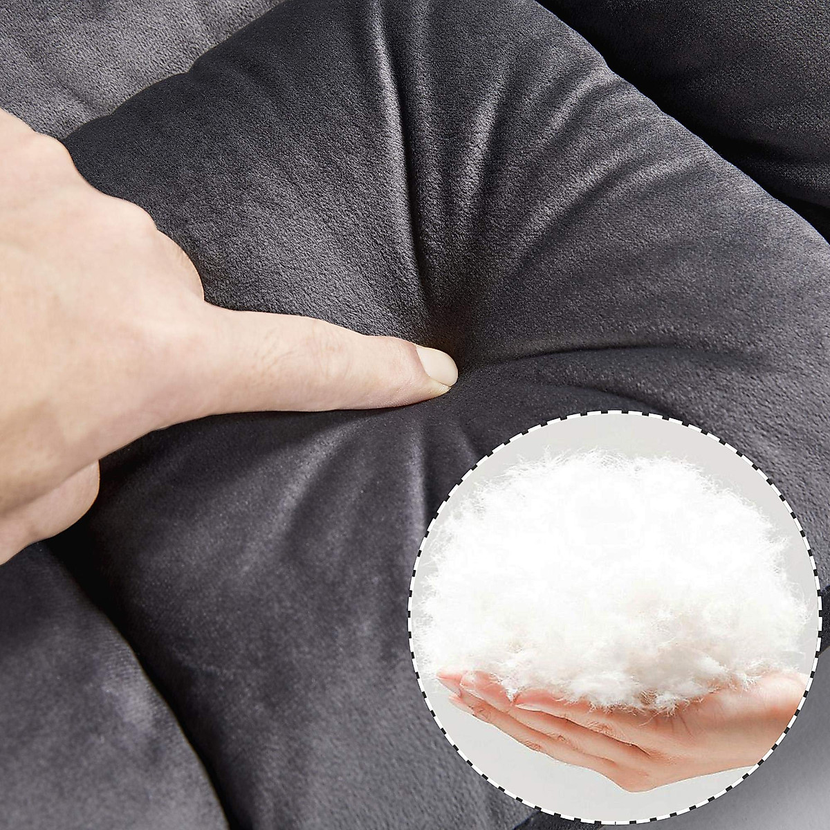 Yaheetech Floor Folding Chair with Back Support, Padded Folding Gaming Sofa Chair with 14 Adjustable Backrest, Adults Couch Recliner, Floor Seating Lounge Chair, Armless Meditation Chair, Gray