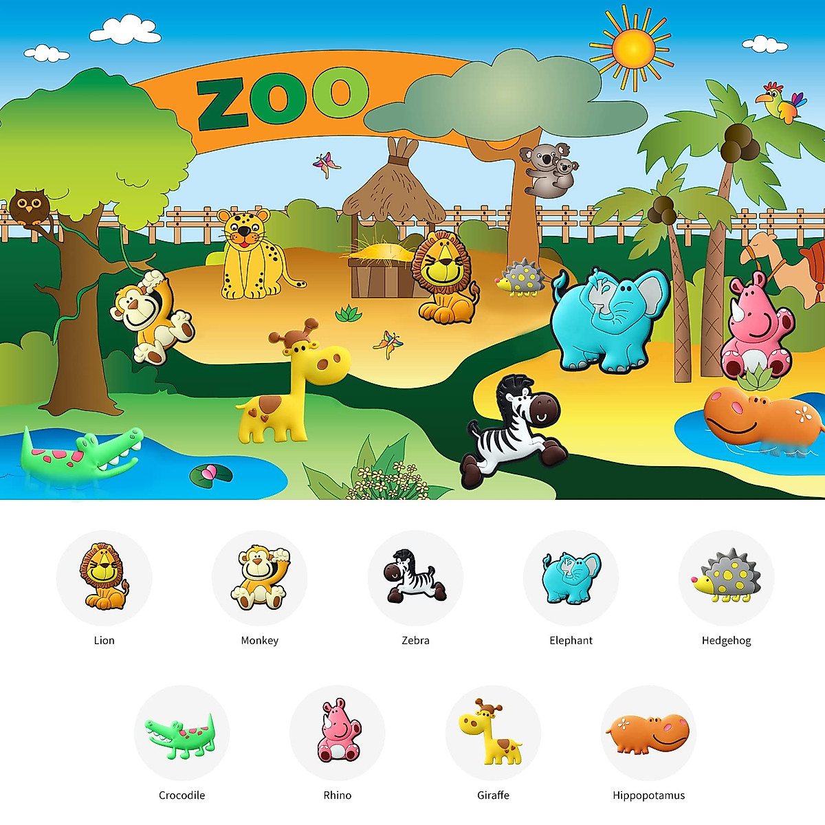 Refrigerator Magnets Baby Fridge Magnets, Funny Cartoon Magnets for Fridge Whiteboard