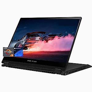 ASUS ROG Flow X13 2-in-1 Touch Gaming Laptop, 13.4" WUXGA 120Hz, AMD 8-Core Ryzen 9 6900HS, GeForce RTX 3050 Ti, 16GB RAM, 1TB PCIe SSD, Backlit, Fingerprint, WiFi 6E, PDG Active Pen, Win 11 Pro
