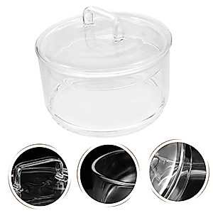 SECFOU Soup Bowl Fruit Bowl with Lid Trifle Bowl Glass with Lid Mixing Bowls Glass Vegetable Bowl Casserole Dish Glass Bowls with Lids Fruit Bowl for Restaurant Bowl for Home Clear Bowls