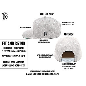 Branded Bills Sugar Skull Classic Snapback, Black(OSFA)