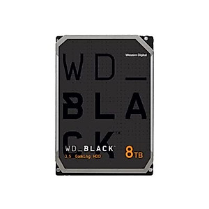 Western Digital_BLACK 8TB Gaming Internal Hard Drive HDD - 7200 RPM, SATA 6 Gb/s, 128 MB Cache, 3.5" - Western Digital8002FZWX