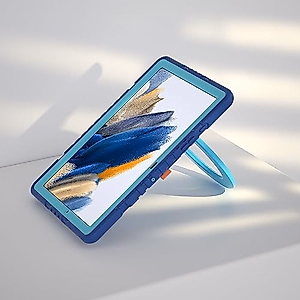 Protective Tablet PC Cover Case Hard Rugged Protective Cover Compatible with Samsung Galaxy Tab A8 Case 10.5 inch X200/X205 (2022) Tablet - Shockproof Protective Case, Carry Handle, Adjustable Shoulde
