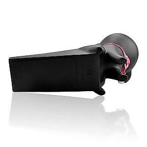 Door Stopper Decorative Cute Cat Door Stopper Non-Slip Non-Scratching Works on All Floor Surfaces Creative Door Stopper Pack (Black)