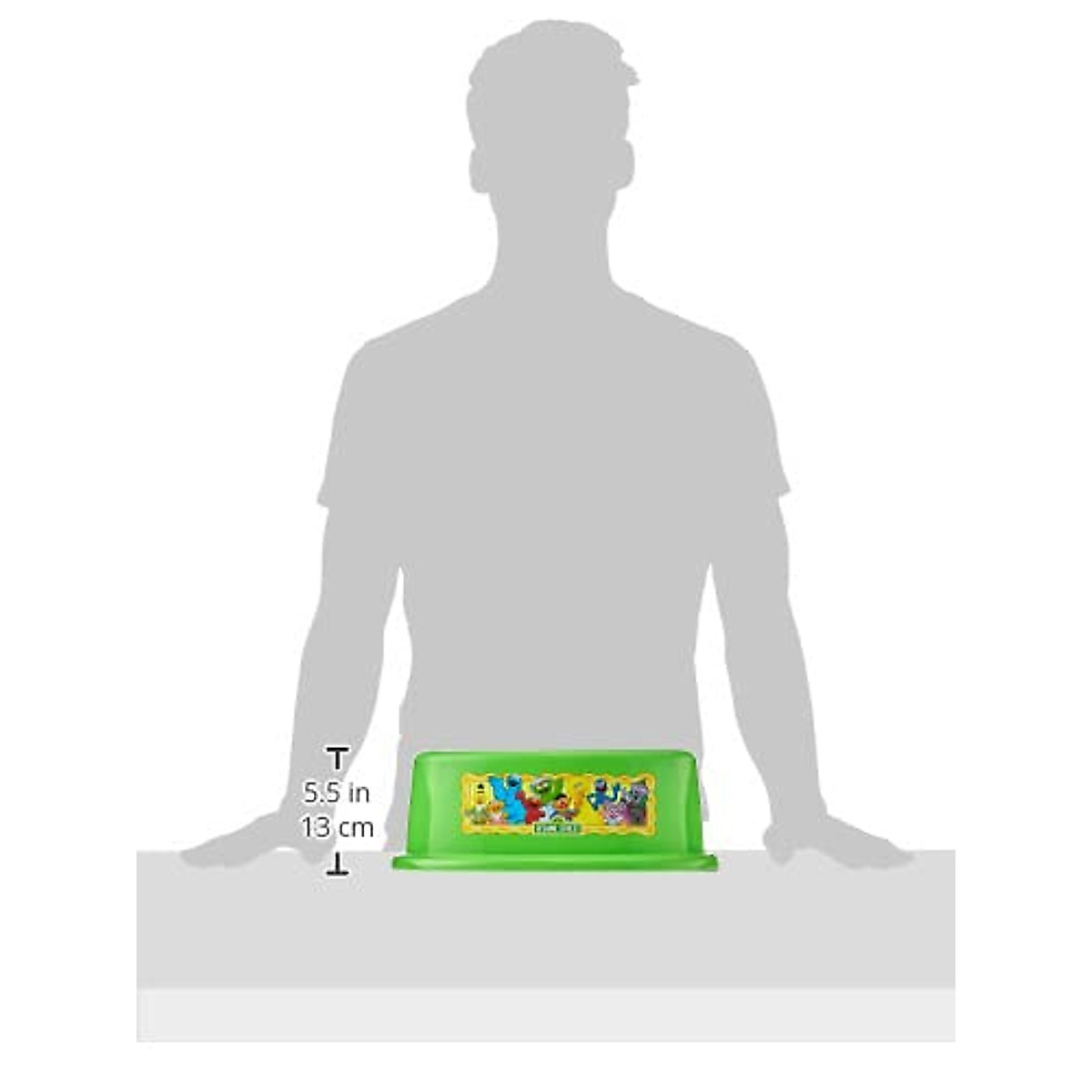 Sesame Street "Framed Friends" 3 Piece Potty Training Kit - Soft Potty, Folding/Travel Potty and Step Stool, Green