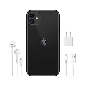 Apple iPhone 11 64GB, Black - Locked Cricket Wireless (Renewed)