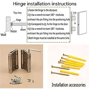 ZSPINJIA Outdoor Fence Gate，Retro Swinging Doors Cafe Doors,Interior Premade Louvered Solid Wood Saloon Swing Door,Bar Kitchen Hallway Entrance Partition Door (Size : W80xH100cm(31x39in))