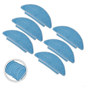 4/10pcs Replacement Vacuum Mop Cloth for PADS for Tikom L9000, for Lubluelu SL60D,for L-6 Nex,Washable Mop Pad Robot Sweeper Accessories(10 PACK)