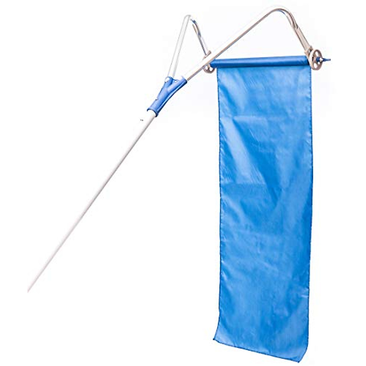 Rooftop Rake Snow Remover, Extendable, Lightweight, Aluminum Handle Extends Up to 21 Feet