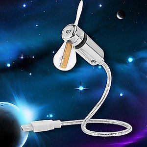 Oumij USB LED RGB Programmable Fan Flexible LED Programmable Message Display Mini RGB USB Fan for PC Notebook Laptop