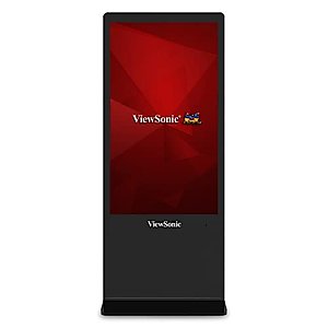 ViewSonic EP5542 55 Inch 4K Ultra HD All-in-one Free-Standing Digital ePoster Kiosk IPS Wide-Angle Viewing 7H Scratch-Resistant HDMI DisplayPort LAN RJ45