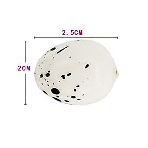 MAGICLULU 1 Set Artificial Birds Nest Handmade Easter Rattan Nest with Easter Eggs Country Style Simulation Twig Bird Nest