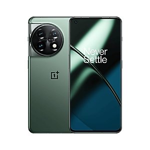 OnePlus 11 PBH110 Dual-SIM 256GB ROM + 12GB RAM (GSM | CDMA) Factory Unlocked 5G Smartphone (Jade Green) - International Version