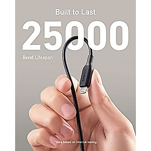 Anker USB C to Lightning Cable (1ft), Powerline III MFi Certified Fast Charging Lightning Cable for iPhone 13 13 Pro 12 Pro Max 12 11 X XS XR 8 Plus, AirPods Pro, Supports Power Delivery (Black)