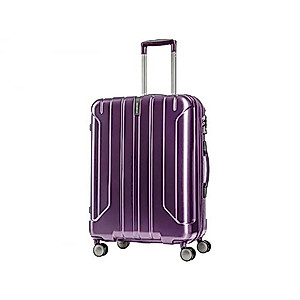 Samsonite Near Spinner 57/20 exp Ladies Small Purple Polypropylene Luggage Bag TSA Approved AY8093001