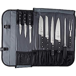 Mercer Culinary 10-Piece Forged Renaissance Knife Set,Black