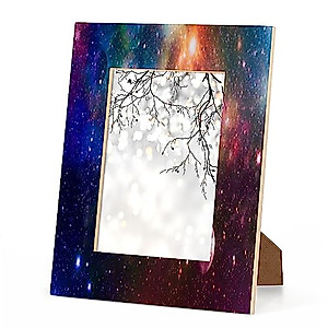 Pardick Galaxy Solar System Planets 11x14 Picture Frame, Outer Space Nebula Wooden Photo Frames for Wall Mounting or Tabletop Living Room Bedroom Home Decor