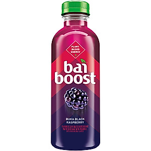 Bai Boost Buka Black Raspberry, Antioxidant Infused Beverage, 18 fl oz bottle (Pack of 12)