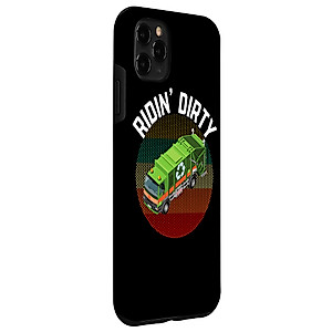 iPhone 11 Pro Max Riding Dirty Garbage Truck Recycling Trash Rubbish Recycle Case