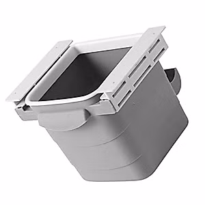 STOBOK Desk Drawer Trash Can Under Desk Trash Bin Wastebasket Under Table Slide Out Invisible Garbage Can Sundries Container for Home Kitchen
