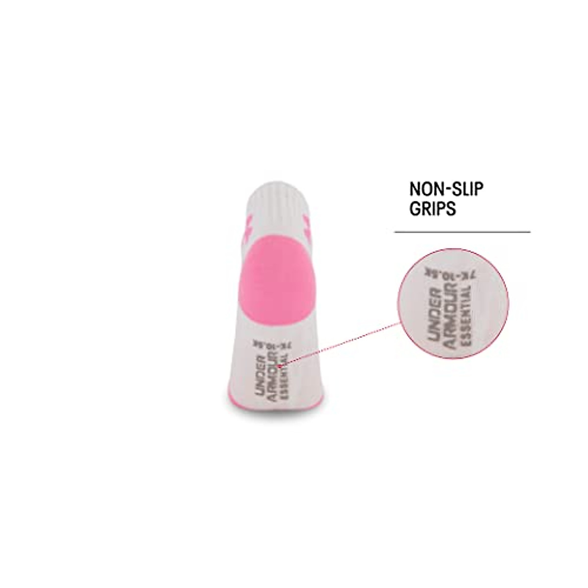 Under Armour girls Multi Pack Quarter Sock, Light Pink, 12-24 Months US