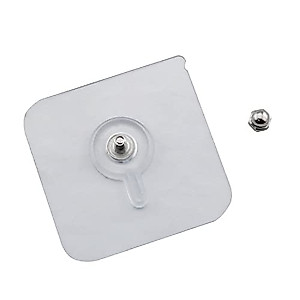 Screw Hook DGBRSM 8pcs Adhesive Wall Mount Screw Hooks for Home Bathroom Kitchen Living Room Office 6mm