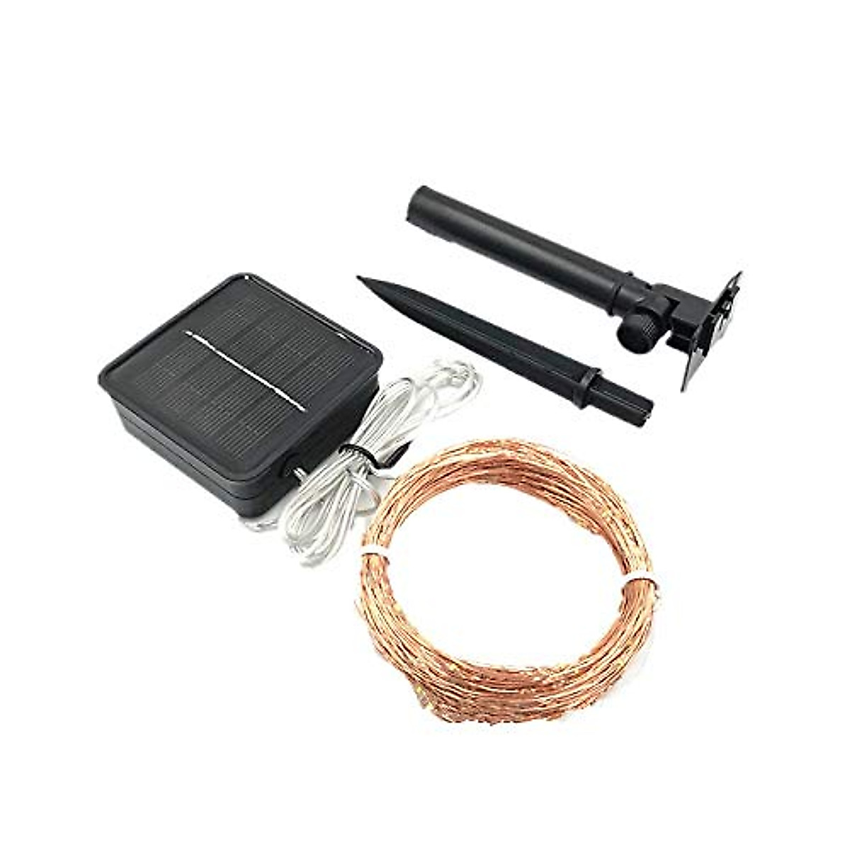 CHNOOI 72ft 22M 200 LED Solar Light Bar Home Garden Copper Wire String Lights Fairy Outdoor Solar Powered Christmas Party Decoration (Size : 12m)