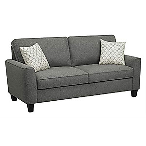 Serta Deep Seating Astoria 78" Sofa in Dark Gray