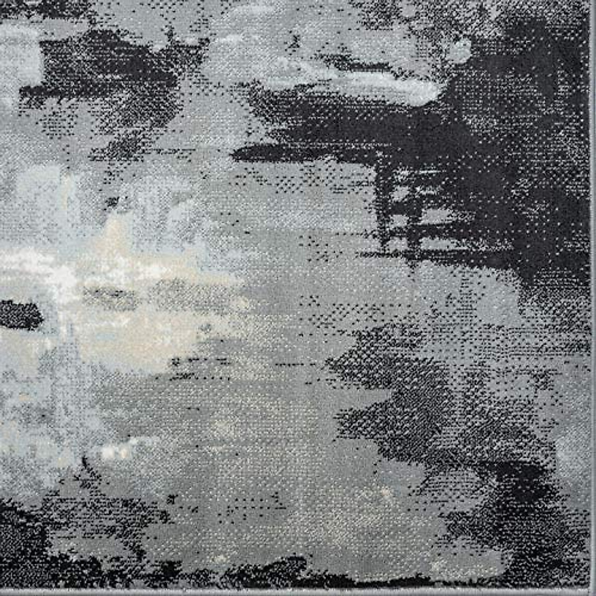 LUXE WEAVERS Olimpia Collection 6623 Anthracite Modern Abstract Area Rug 5x7