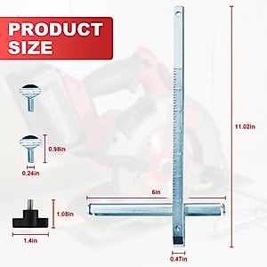 49-22-4146 for MilwaukeeCircular Saw rip fence guide KIT REPLACES 6405-6, 6390-20, 6390-21, 6394-21, 6460 skateplate circular saw guide