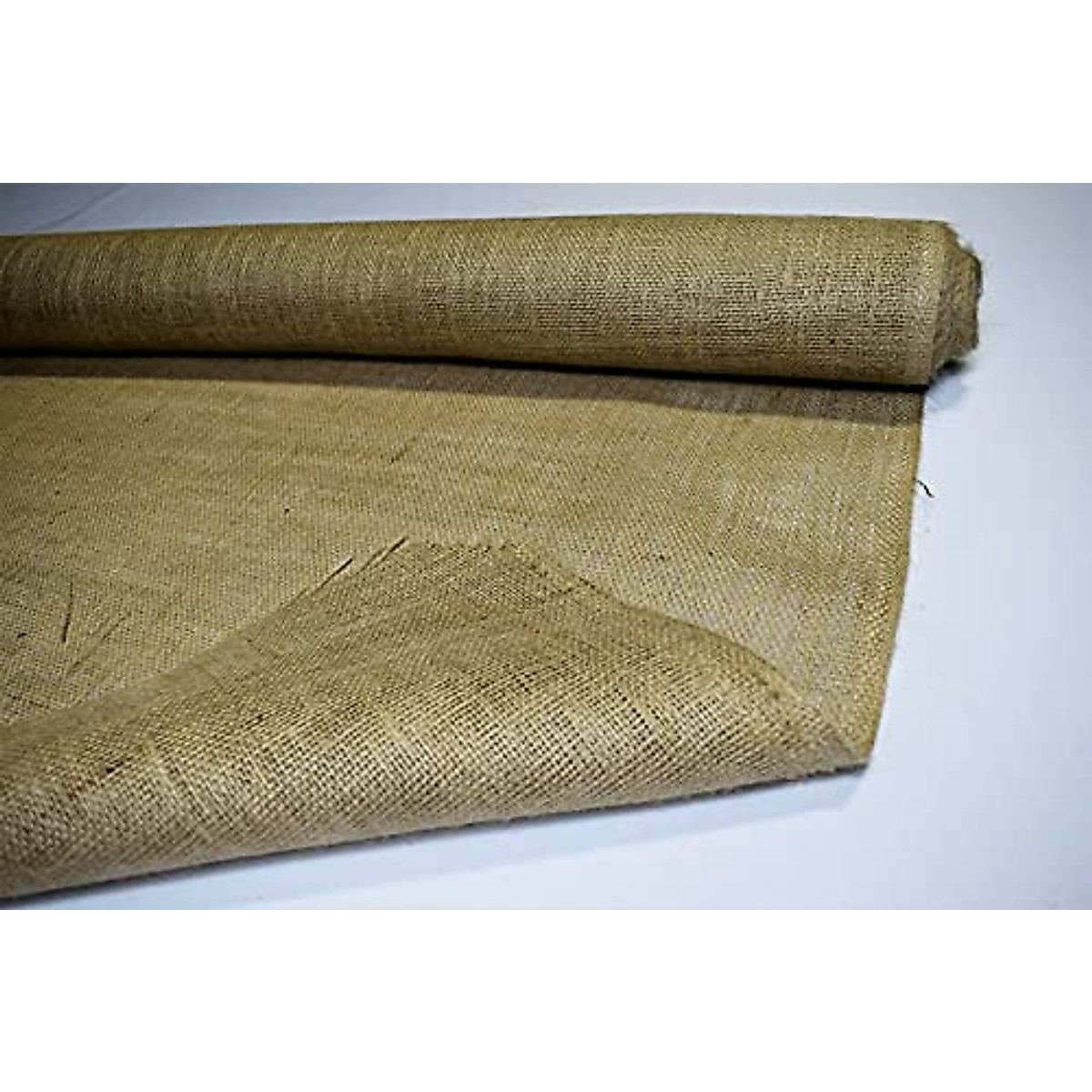USA Fabric Store Burlap Natural Jute Fabric 10 Oz 72" Wide by The Yard Premium Vintage Upholstery
