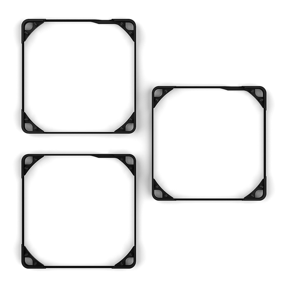 Noctua NA-SAVG2 chromax.Black, Anti-Vibration Gaskets for 140x25mm Fans (Set of 3, Black)