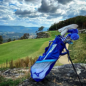 Mizuno 2021 K1-L0 Stand Bag, Staff,Blue and White