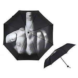DS. DISTINCTIVE STYLE Middle Finger Umbrella Funny Folding Umbrella Creative Middle Finger Gifts
