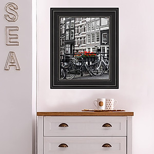 Amanti Art 16x20 Picture Frame Photo Frame for Wall, Black Framing for your Wedding Photos, Family Pictures, Diploma, Certificate, Kids Art Gift for Mom or Poster Wall Decor from WI, USA