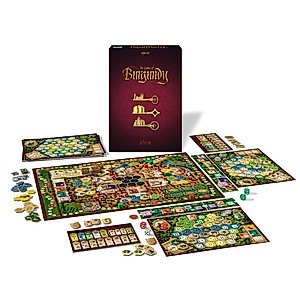 Ravensburger Castles of Burgundy Board Game | Engaging Strategy Game for Ages 12 & Up | Ideal for Family Game Night | 20th Anniversary Alea Edition | Rule The Realm Experience with Model:26925