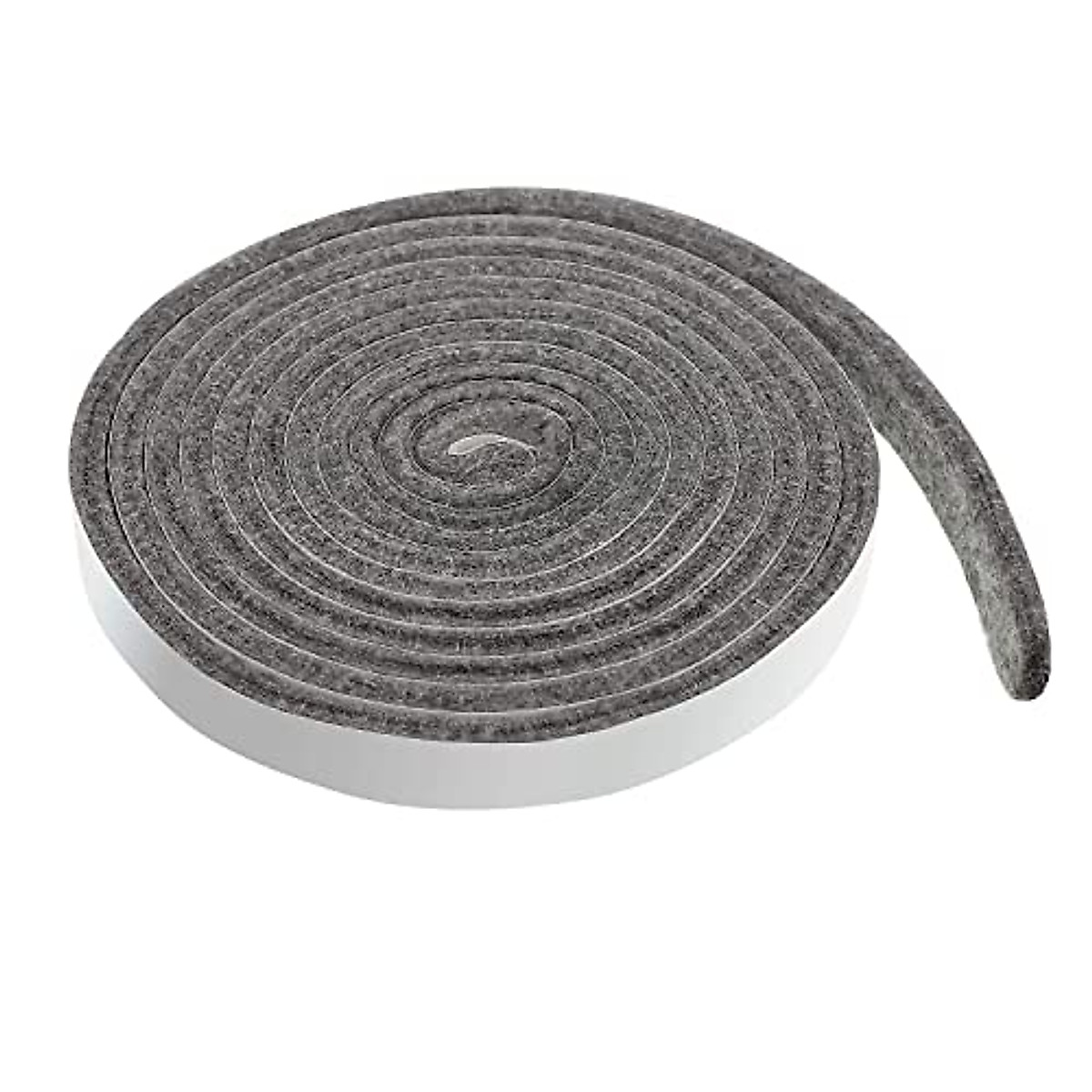 Smoker Gasket Seal, High Temp Grill Gasket Replacement, 14.7FT 7/8"x1/6" BBQ Smoker Gasket, Pre-Shrunk Accessories Self Stick Tape Felt High Seal Material
