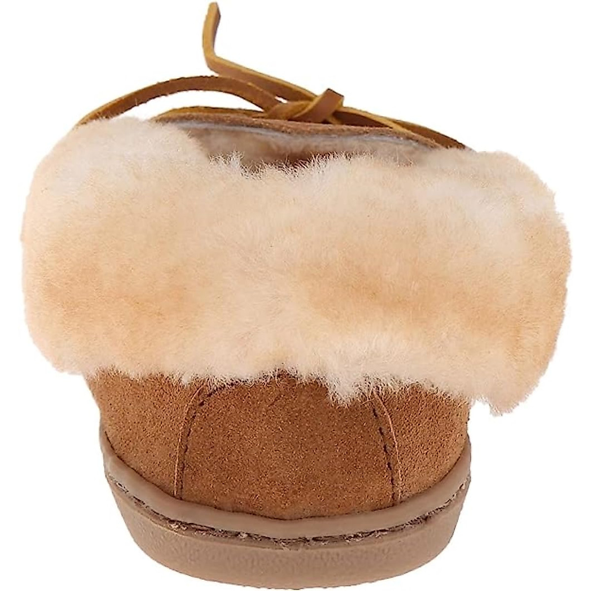 Minnetonka Women's Alpine Sheepskin Slippers, Golden Tan, 8