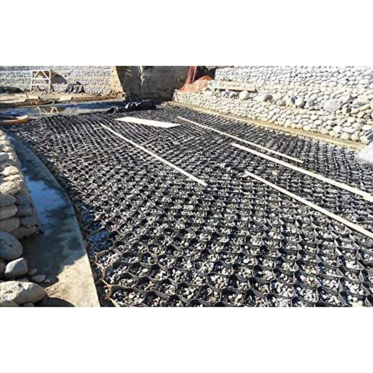 Geocell BaseCoreHD™ 3" Ground Grid Heavy Duty Stabilizer Kit | Gravel Grid for Sheds, Driveway, Slopes and Parking | 108 sq feet