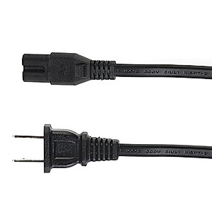 Amazon Basics Replacement Power Cable for PS4 Slim and Xbox One S / X - 12 Foot Cord, Black
