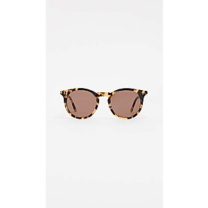 Illesteva Sterling Sunglasses, Tortoise with Brown, One Size