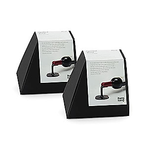 PLAYABLE ART Spilled Wine Bottle Holder - Fun and Unique Way to Display Your Favorite Wine - Red (Set of 2)