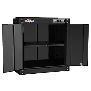 CRAFTSMAN Metal Garage Storage Cabinet, Wall Cabinet, 28 Inch (CMST22800BK)