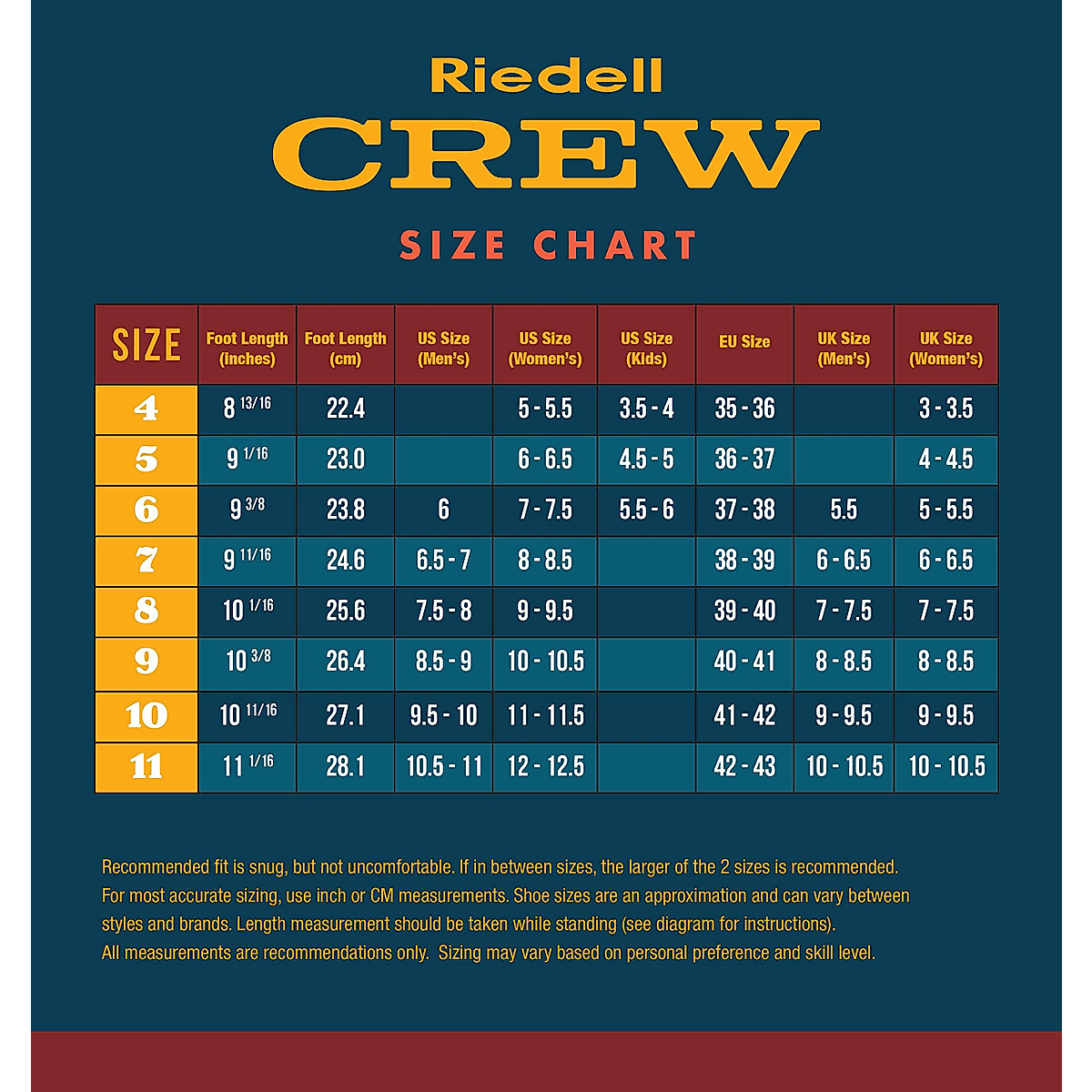 Riedell Crew Roller Skate - Outdoor Quad Roller Skate | Ocean | Size 8